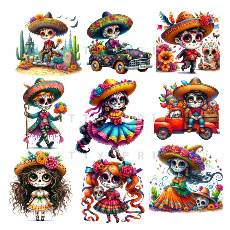 Dia De Los Muertos 9 PNG, Cholo Clip Art, Cute Mexican Girls ...