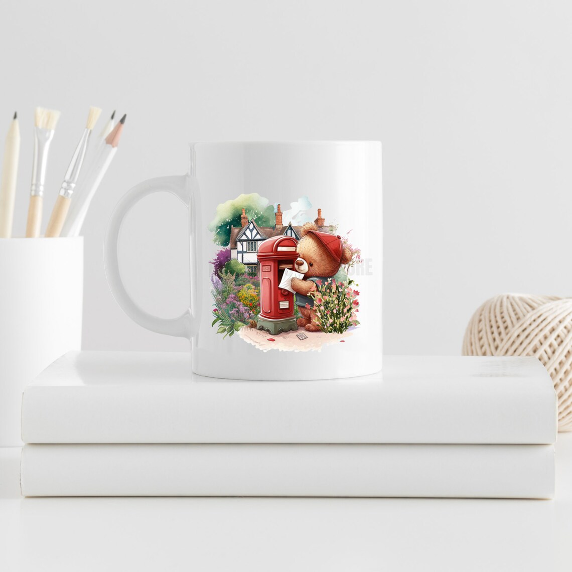 Union Jack Post Box Teddy PNG, British Mail Box Teddy Bear Clip Art ...