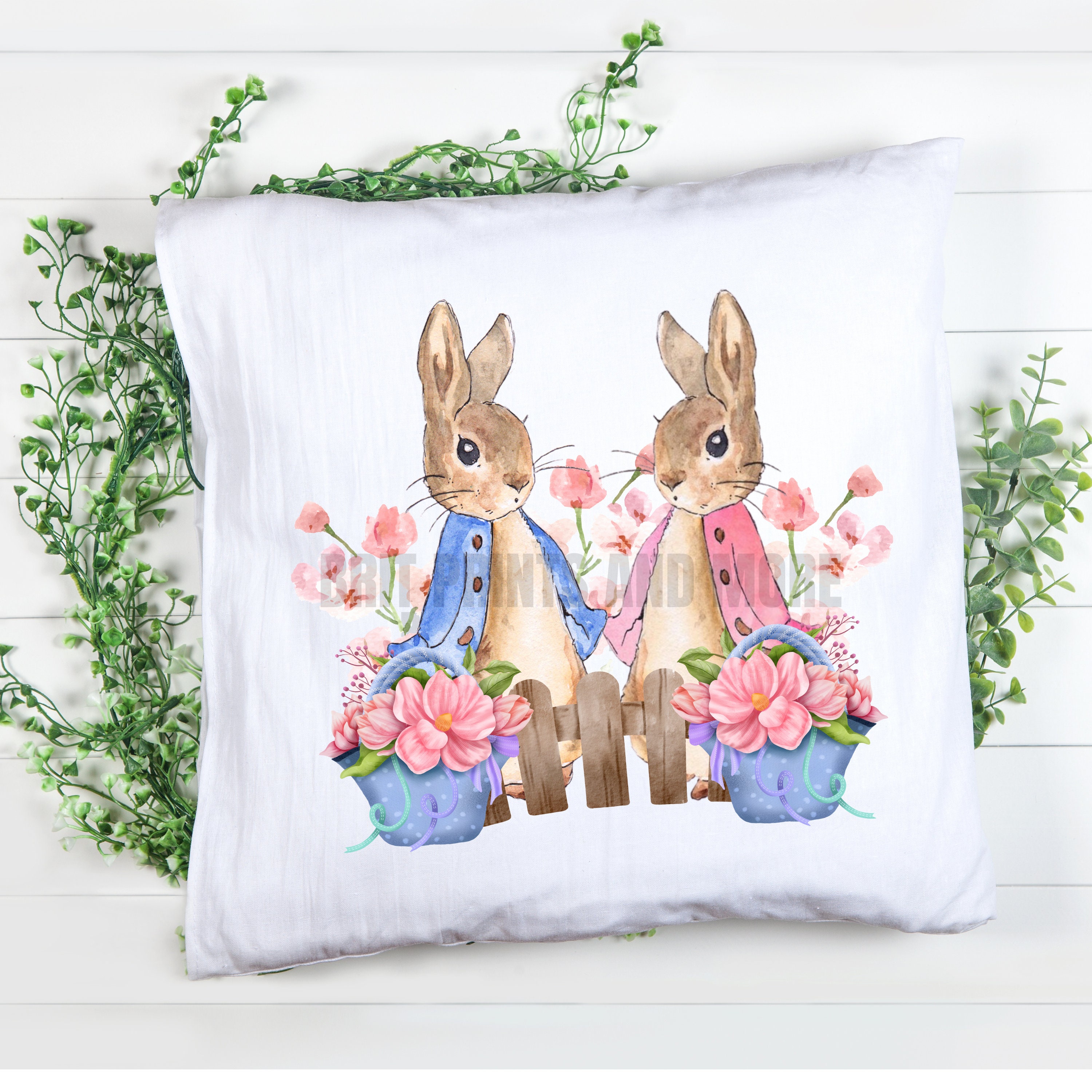 Peter Rabbit Flopsy Bunny Garden PNG, Cute Peter Rabbit Flowers Clip ...
