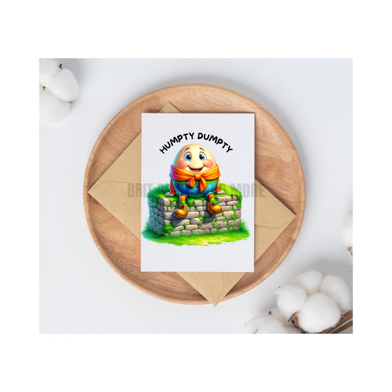 Humpty Dumpty PNG, Nursery Rhyme Clip Art, Humpty on Wall Sublimation ...