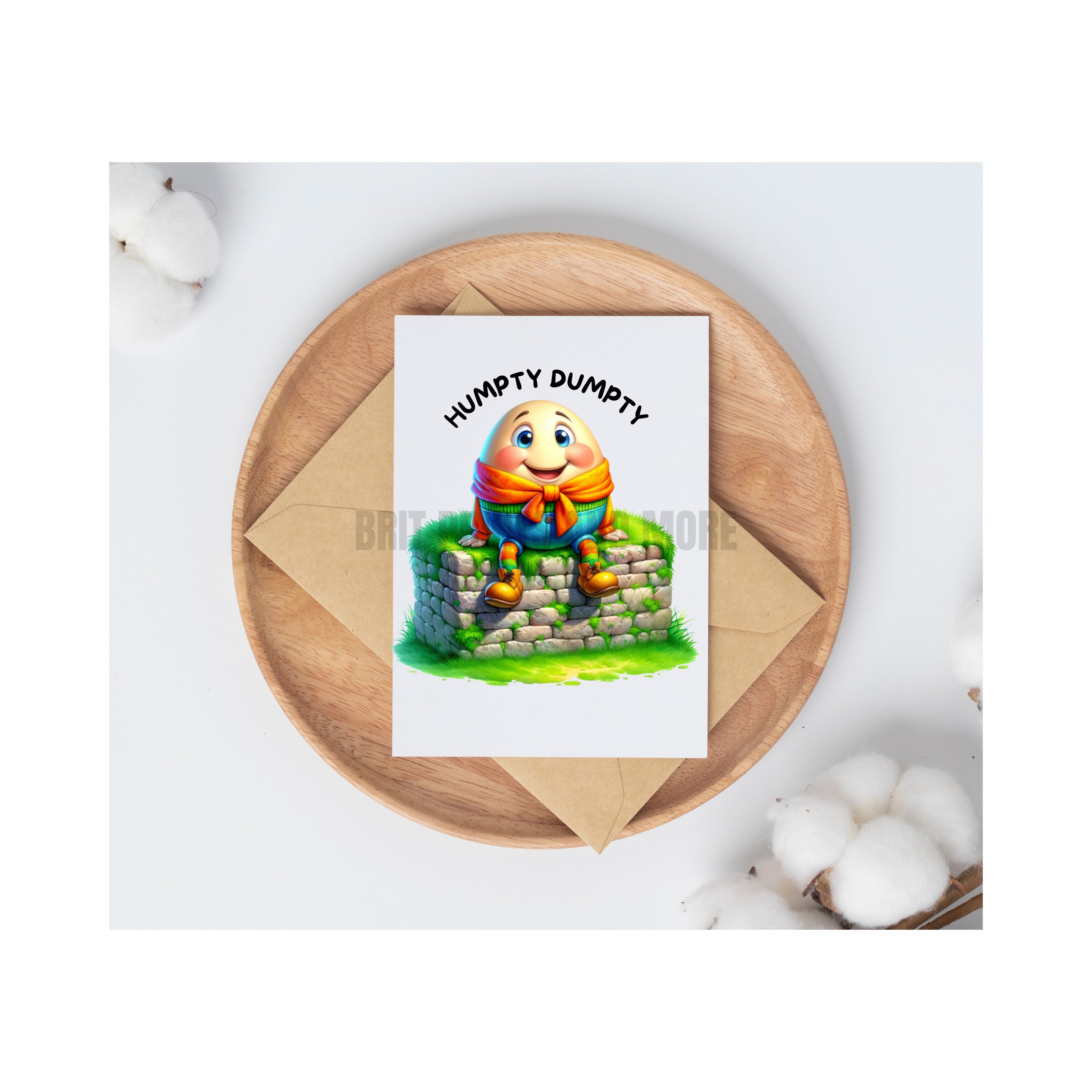 Humpty Dumpty PNG, Nursery Rhyme Clip Art, Humpty on Wall Sublimation ...
