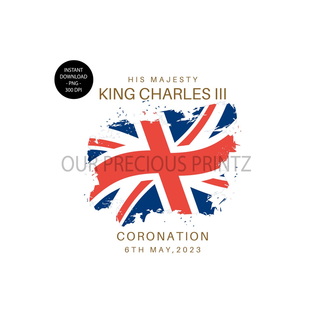King Charles III Coronation PNG Royal Coronation Clip Art - Etsy