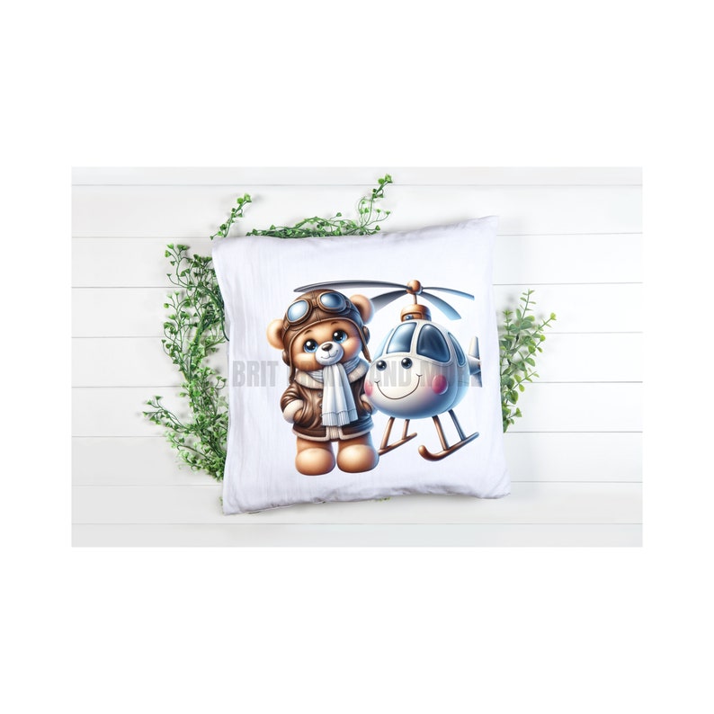 9 Pngs Aviator Teddy Bears, Pilot Teddy Clip Art, Helicopter Teddy ...