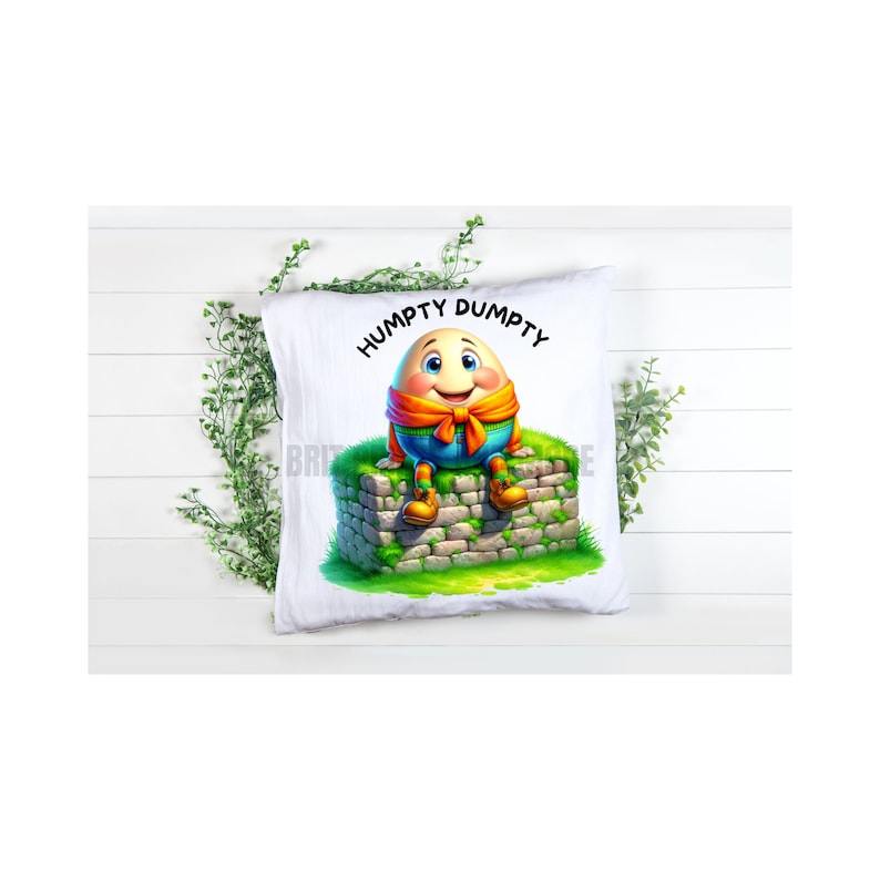 Humpty Dumpty PNG, Nursery Rhyme Clip Art, Humpty on Wall Sublimation ...