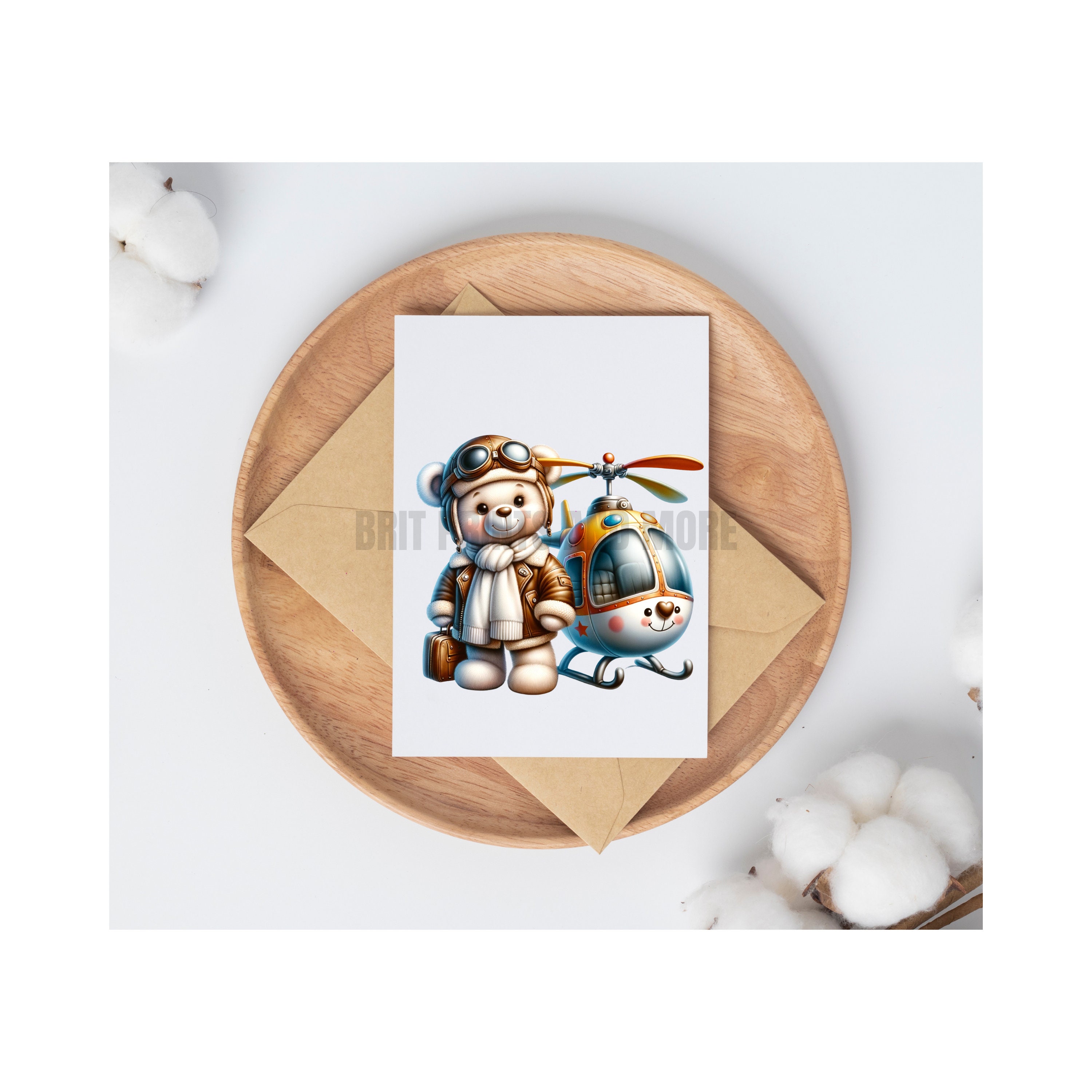 9 Pngs Aviator Teddy Bears, Pilot Teddy Clip Art, Helicopter Teddy ...