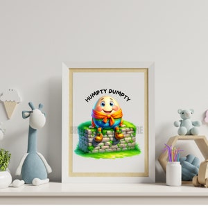 Humpty Dumpty PNG: Nursery Rhyme Clip Art (digital Download) - Etsy