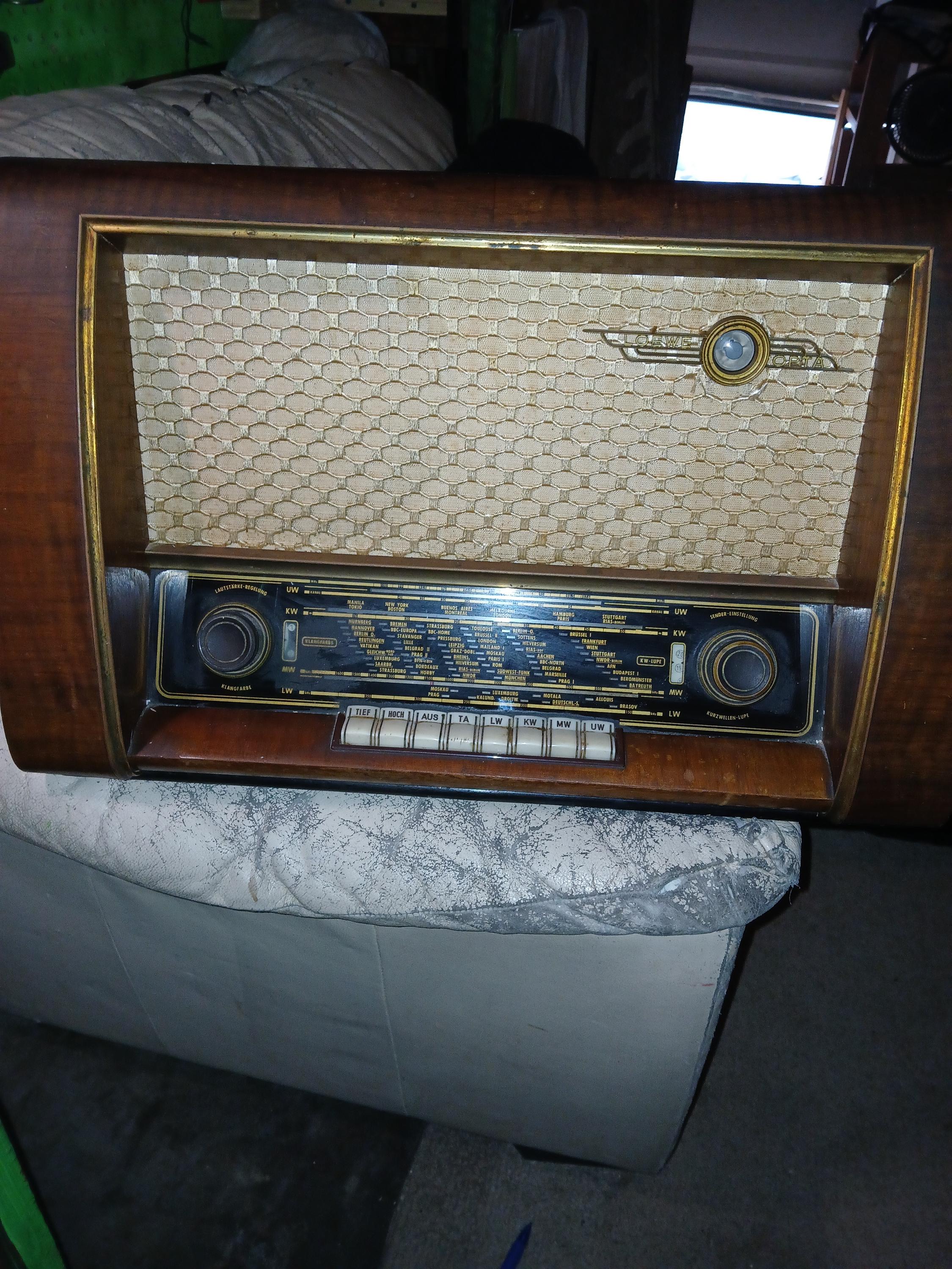 Antique German Radio - Etsy