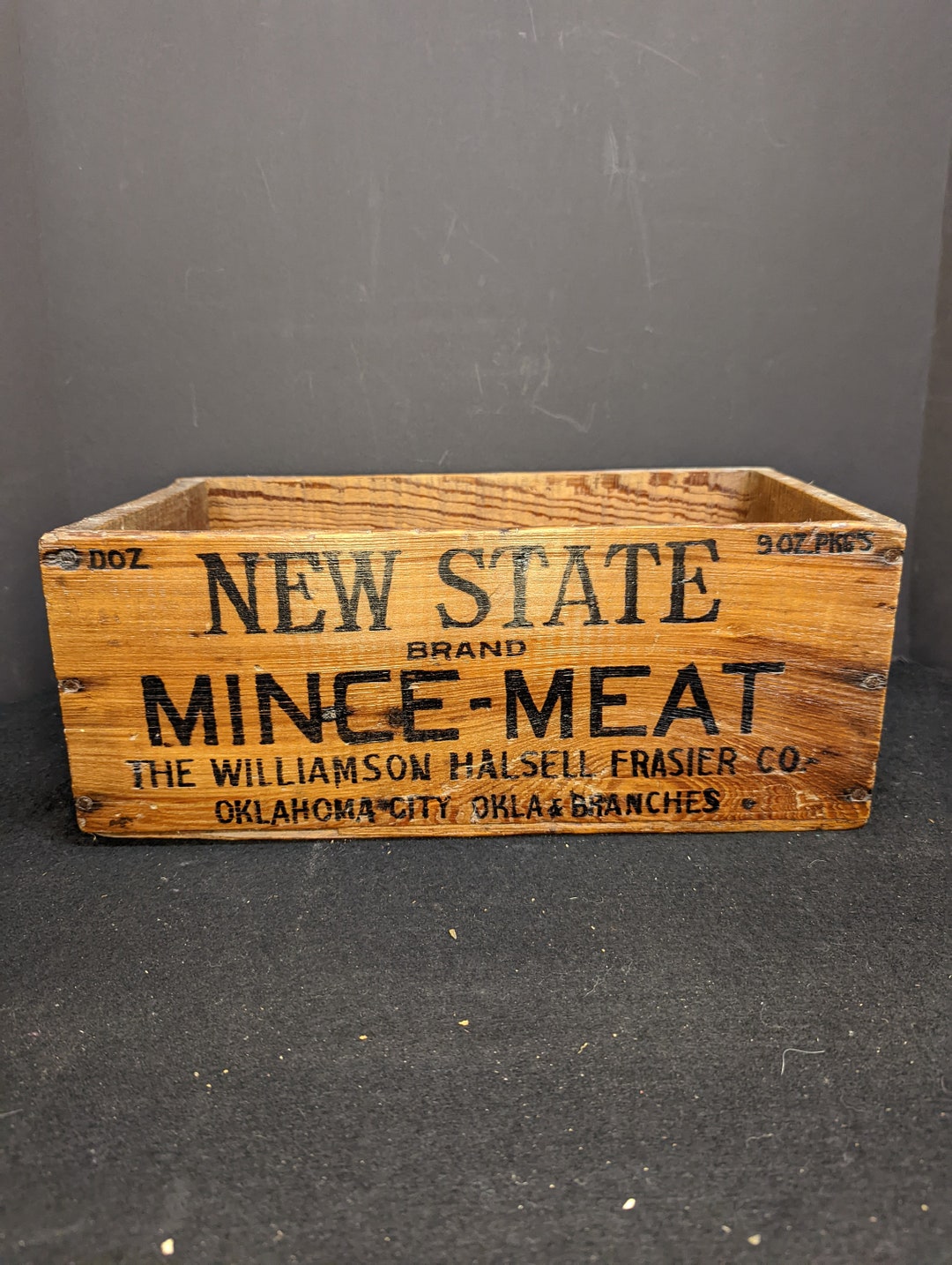 Vintage New State Mince Meat Box - Etsy