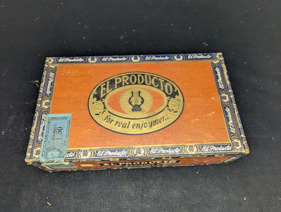 Vintage El Producto Cigar Box - Etsy
