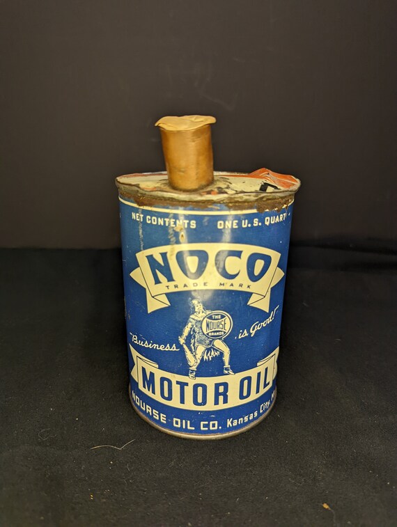 Vintage NOCO Motor Oil Can - Etsy