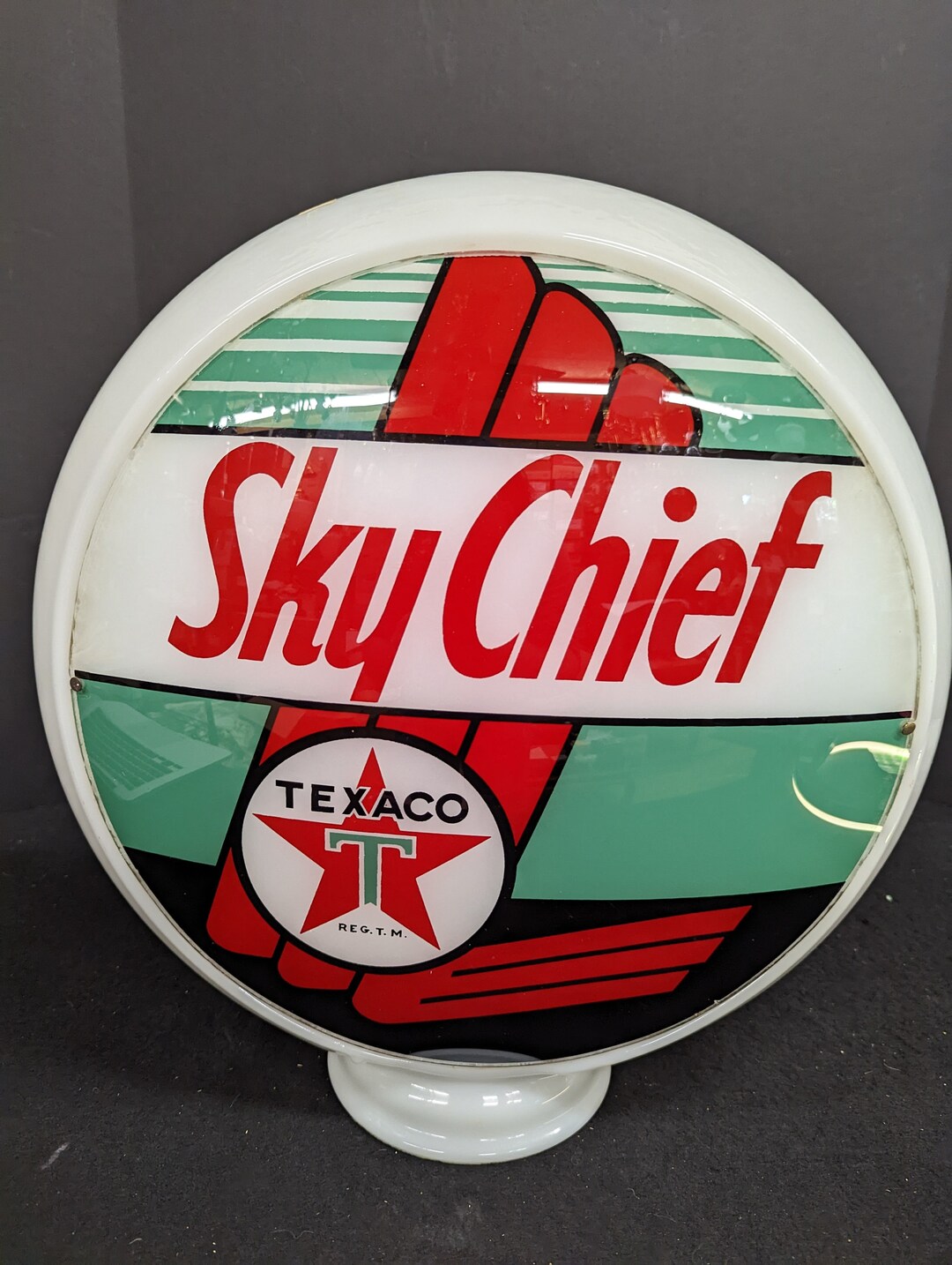 Sky Chief Gas Globe - Etsy