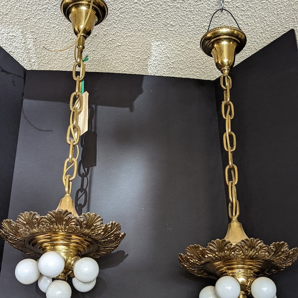 Vintage Light Fixtures - Etsy