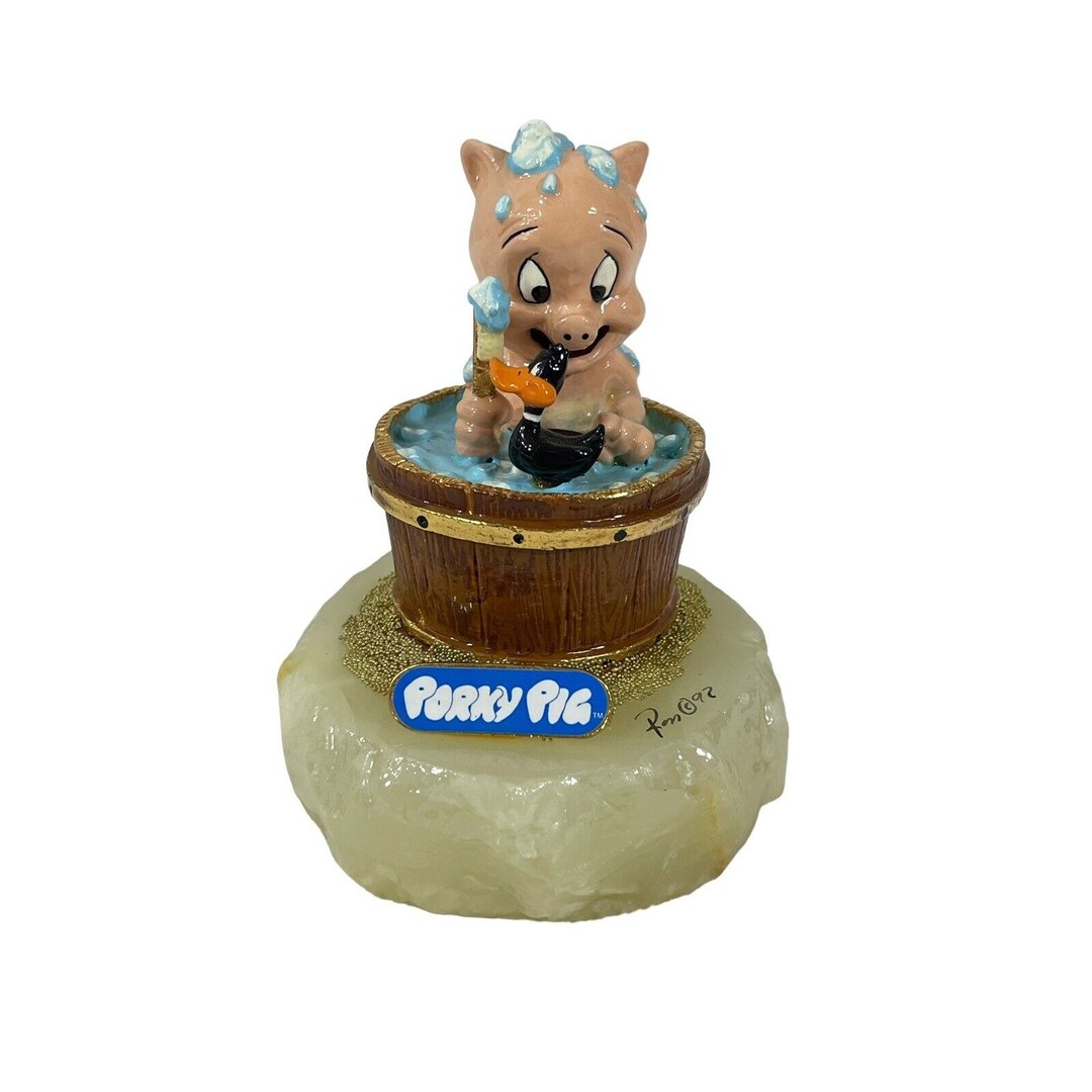 Ron Lee 91 Porky Pig Looney Tunes Daffy Duck Collectible Art Sculpture ...