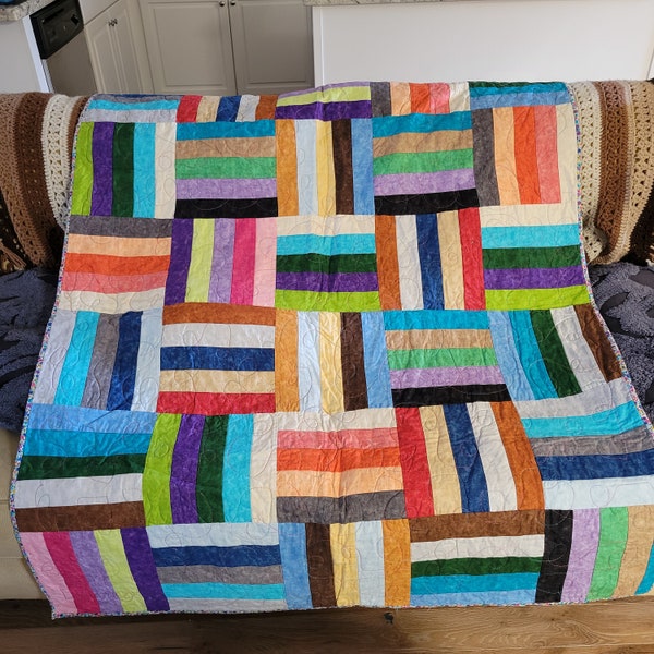 Bright Color Quilt - Etsy