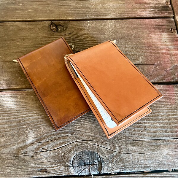 Leather Notepad - Etsy
