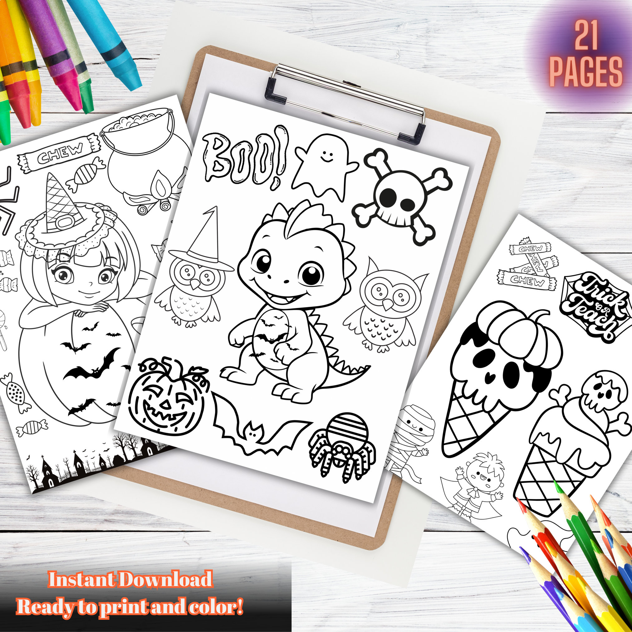 Halloween Coloring Pages for Kids - Coloring Pages - Printable ...