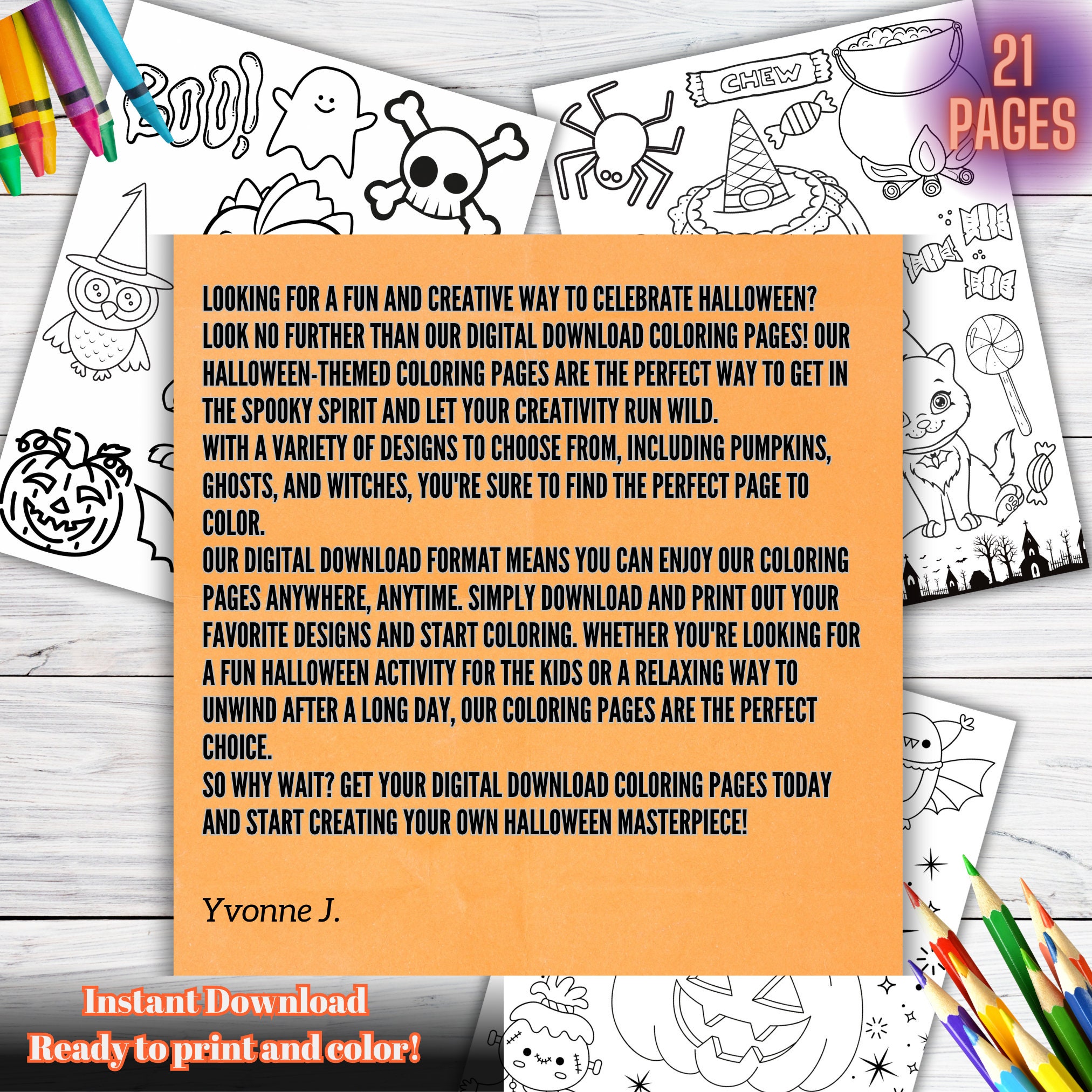 Halloween Coloring Pages for Kids - Coloring Pages - Printable ...