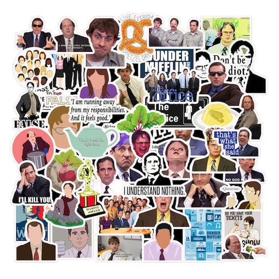 The Office Stickers Vinyl Stickers Waterproof Stickers - Etsy