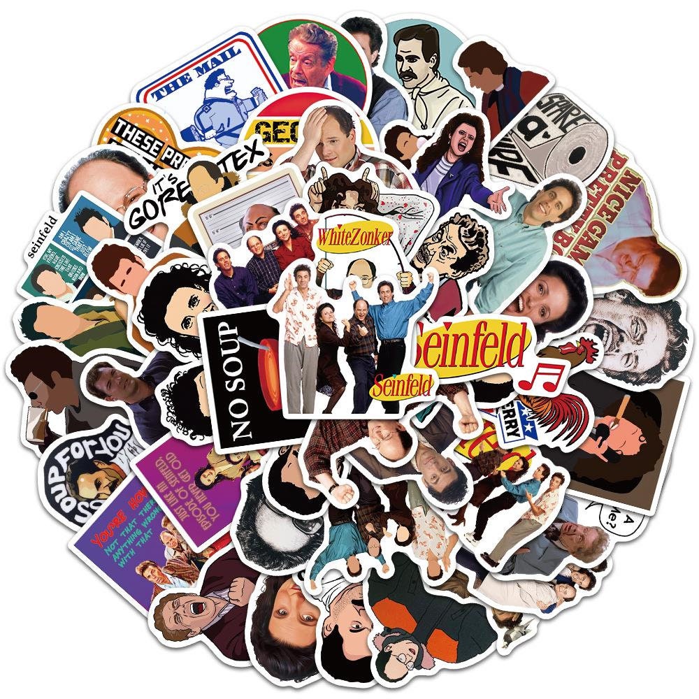 Seinfeld Stickers Vinyl Stickers Waterproof Stickers No REPEATS - Etsy