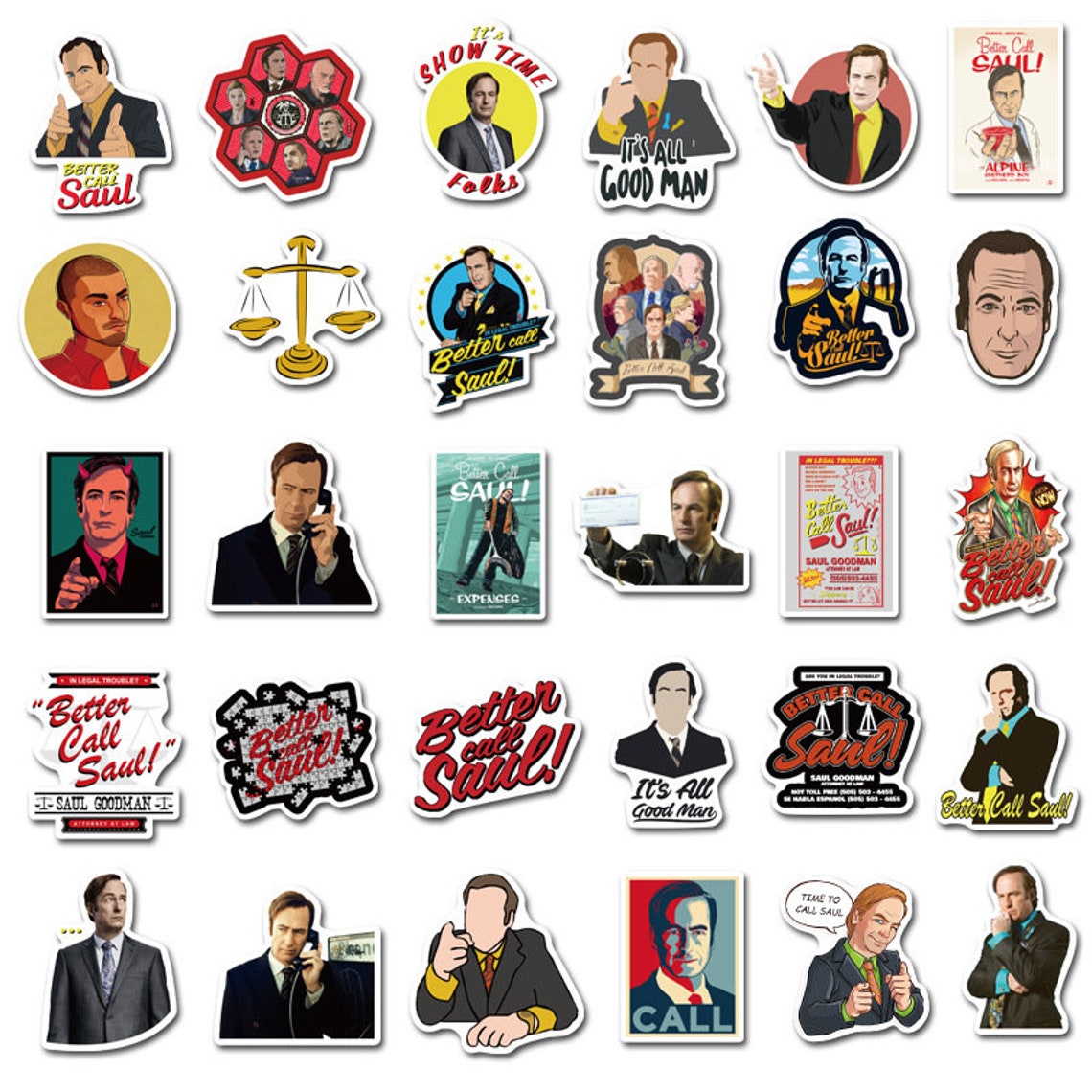 Better Call Saul Stickers Vinyl Stickers Waterproof - Etsy