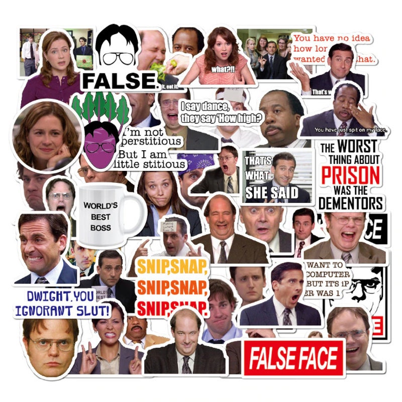 The Office Stickers - Etsy