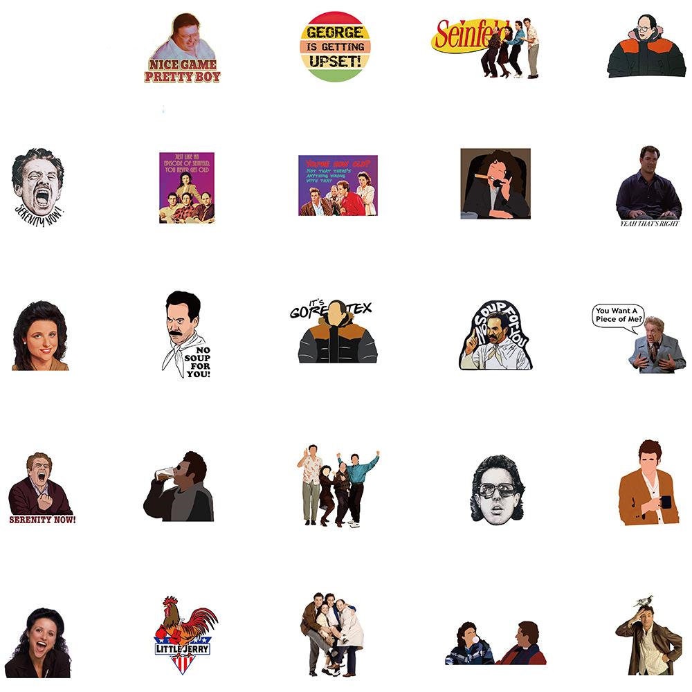 Seinfeld Stickers Vinyl Stickers Waterproof Stickers No - Etsy