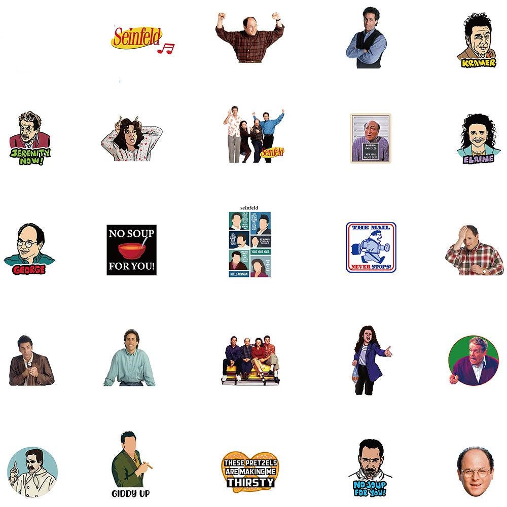 Seinfeld Stickers Vinyl Stickers Waterproof Stickers No - Etsy