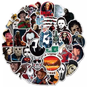 10 - 100 Horror Movie Vinyl Stickers - NO REPEATS - Etsy