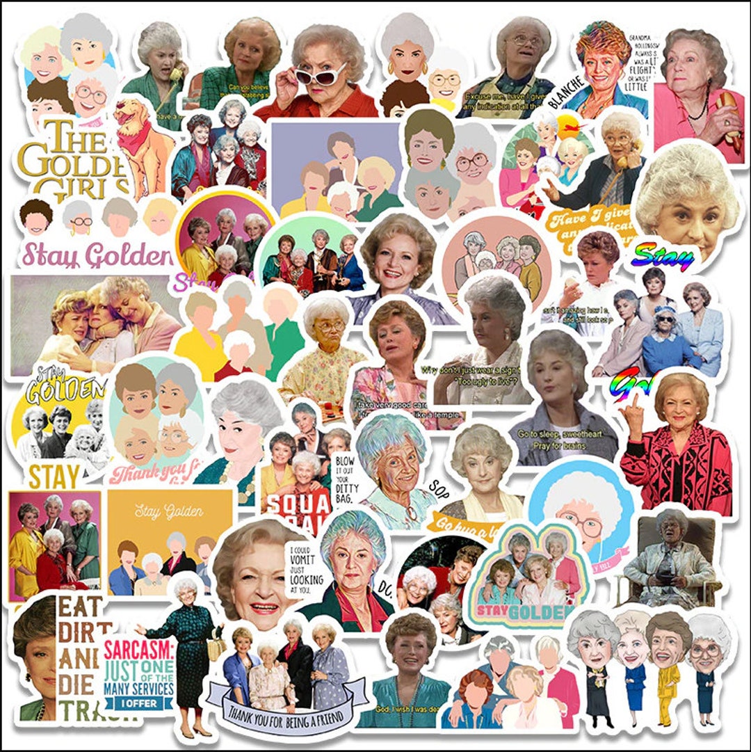 Golden Girls Stickers 3 - Vinyl Stickers - Waterproof Stickers - No ...