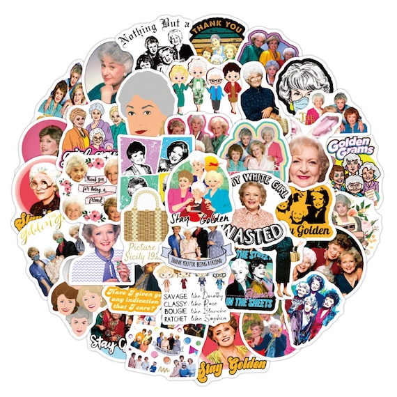 Golden Girls Stickers 2 Vinyl Stickers Waterproof Stickers - Etsy