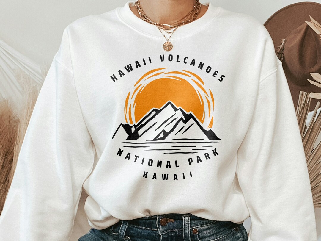 Hawaii Volcanoes National Park Sweatshirt, Hawaii Sweatshirt, Adventure ...