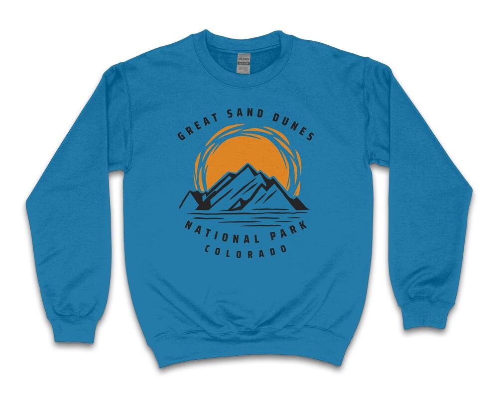 Great Sand Dunes National Park Sweatshirt, Colorado Sweatshirt ...