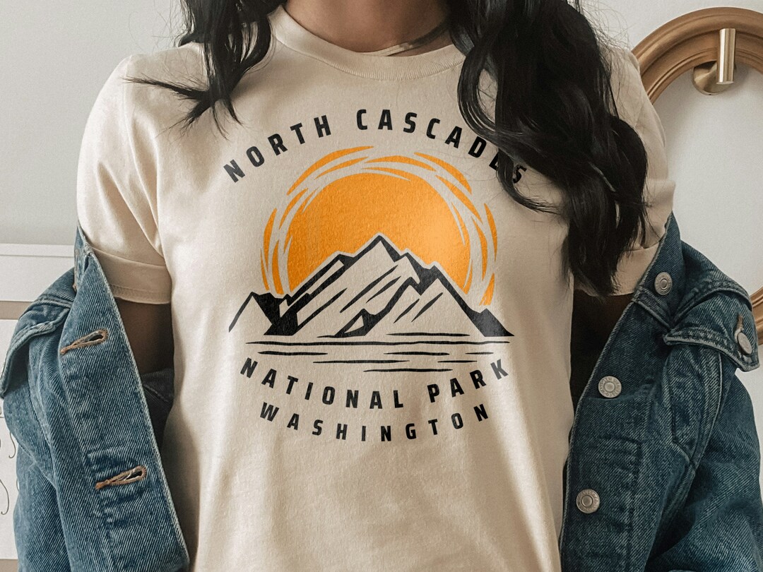 North Cascades National Park Shirt, Washington T-shirt, Adventure Shirt ...