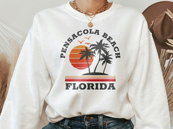 Pensacola Beach Sweatshirt Pensacola Beach Florida Sweater - Etsy