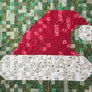 Santa Hat Patchwork Quilt Pattern - Etsy