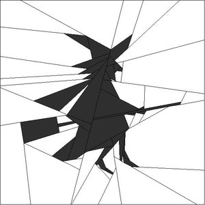 Witch Foundation Paper Piecing - Etsy
