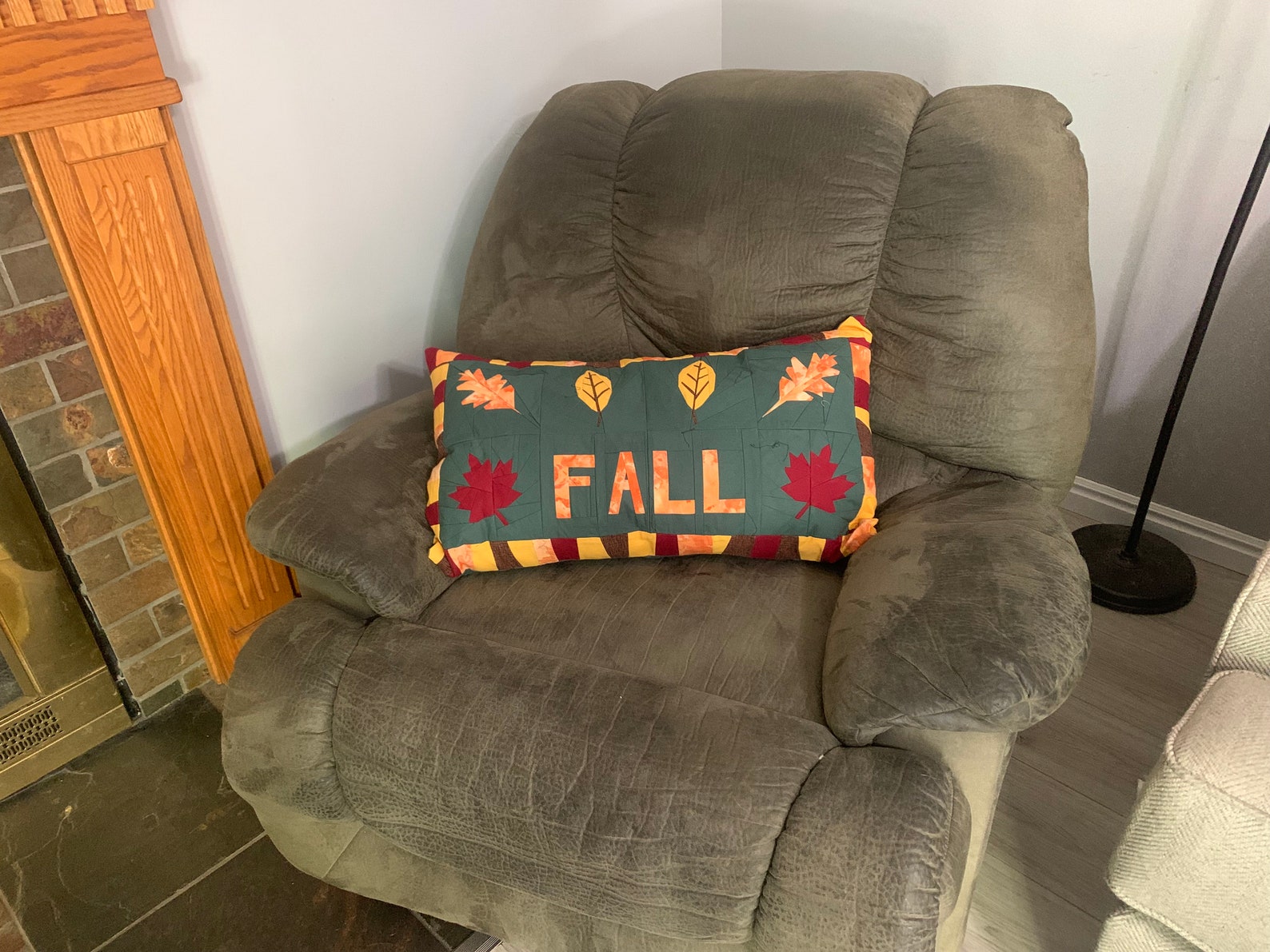 Fall With Leaves Foundation Paper Piecing Pattern 12 X 24 Pdf Zellasewz ...