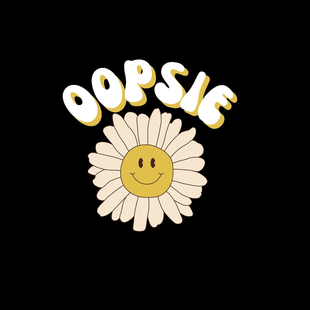 Oopsie Daisy Hippie PNG for Sublimation, DTF, & Screen Printing - Etsy
