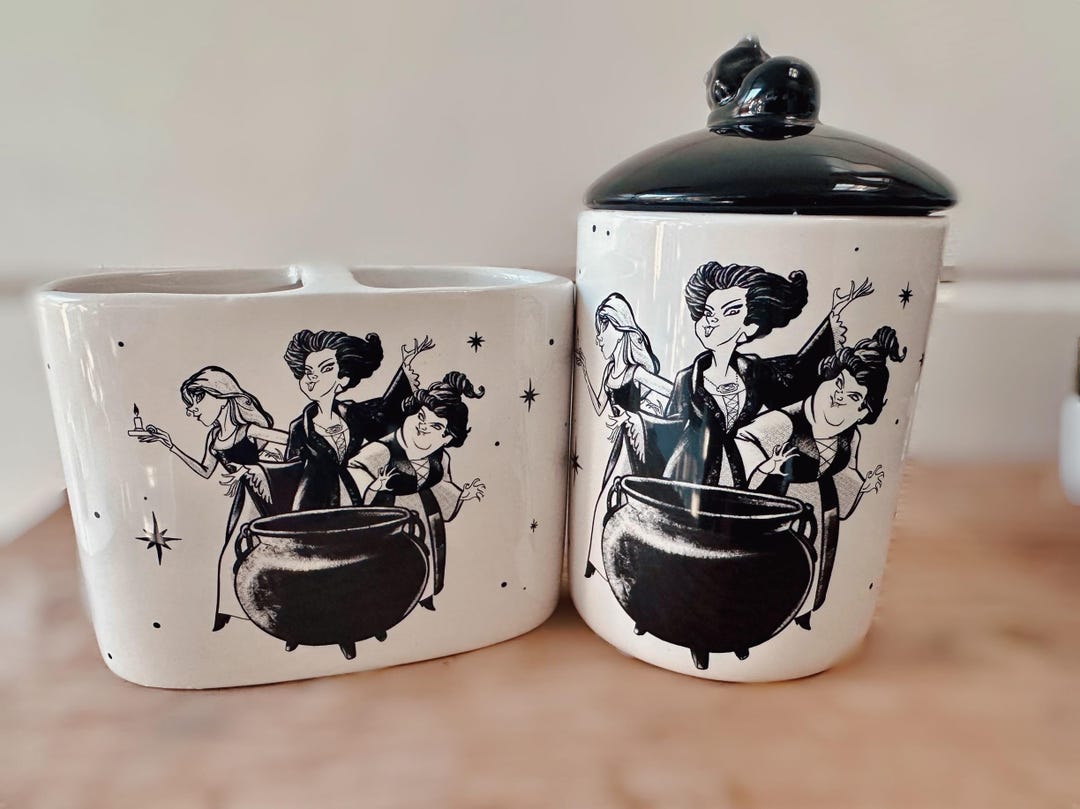 Hocus Pocus Sanderson Sisters Toothbrush and Canister Set - Etsy