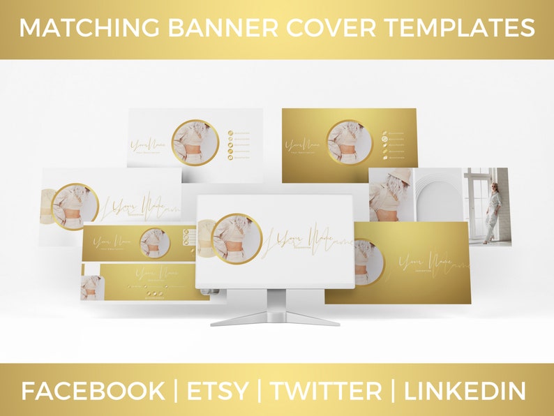 Branding Kit, Pinterest Template, Address Label, Letterhead Template ...