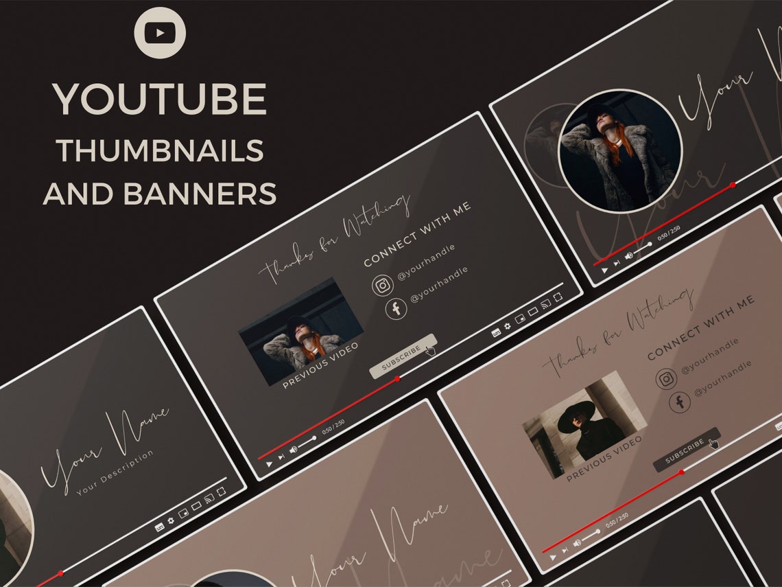 Branding Kit, Pinterest Template, Address Label, Letterhead Template ...