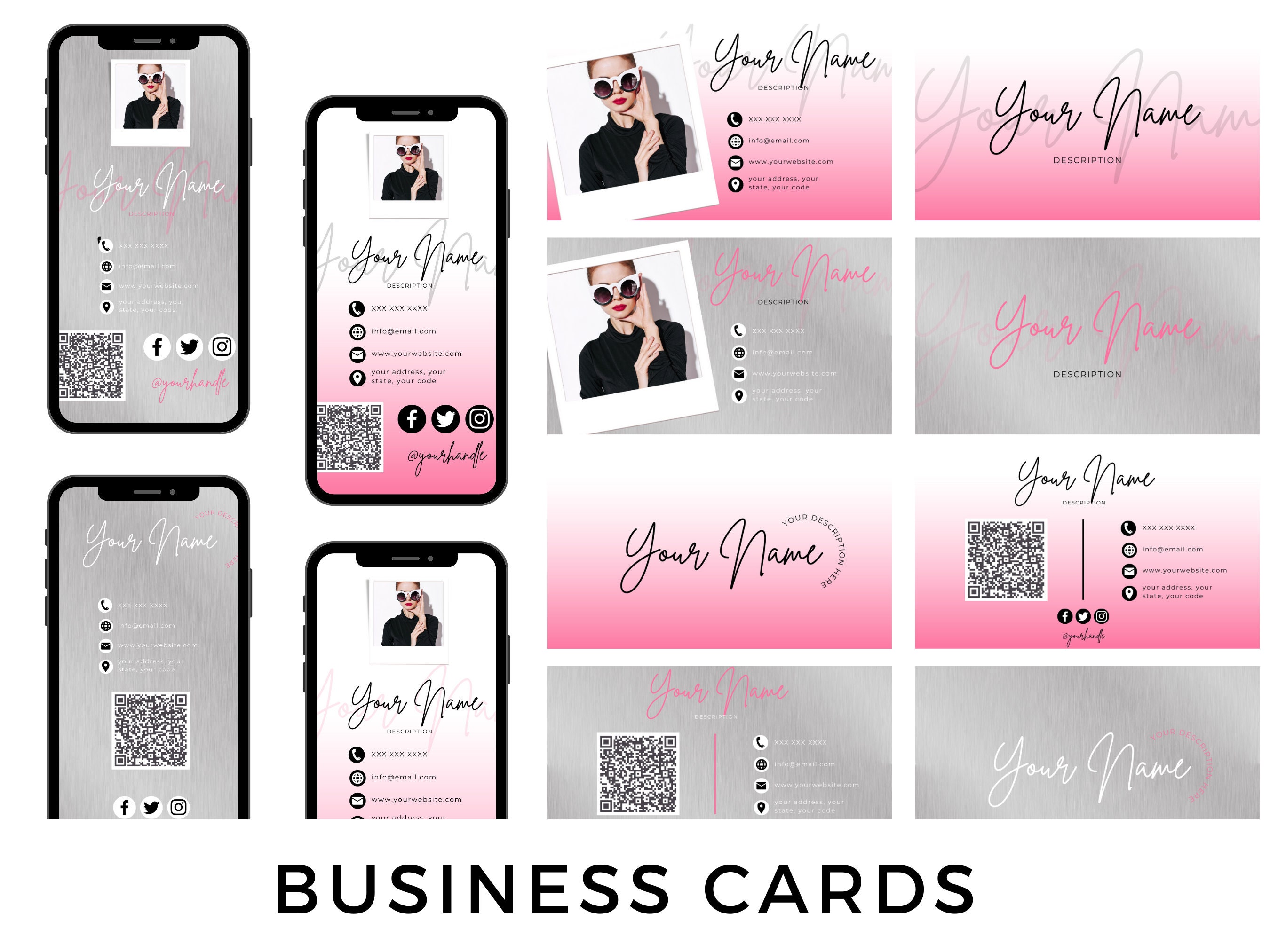 Branding Kit, Pinterest Template, Address Label, Letterhead Template ...