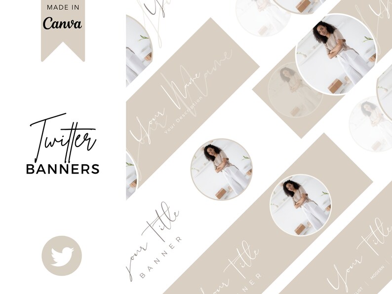 7 Twitter Banner Templates, Twitter Header, Twitter Template, Personal ...