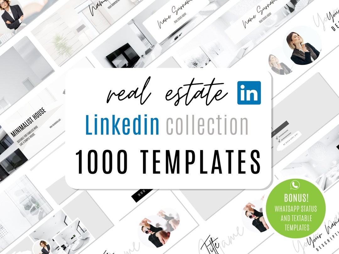 1000 Realtor Linkedin Templates, Linkedin Banner Canva Template ...