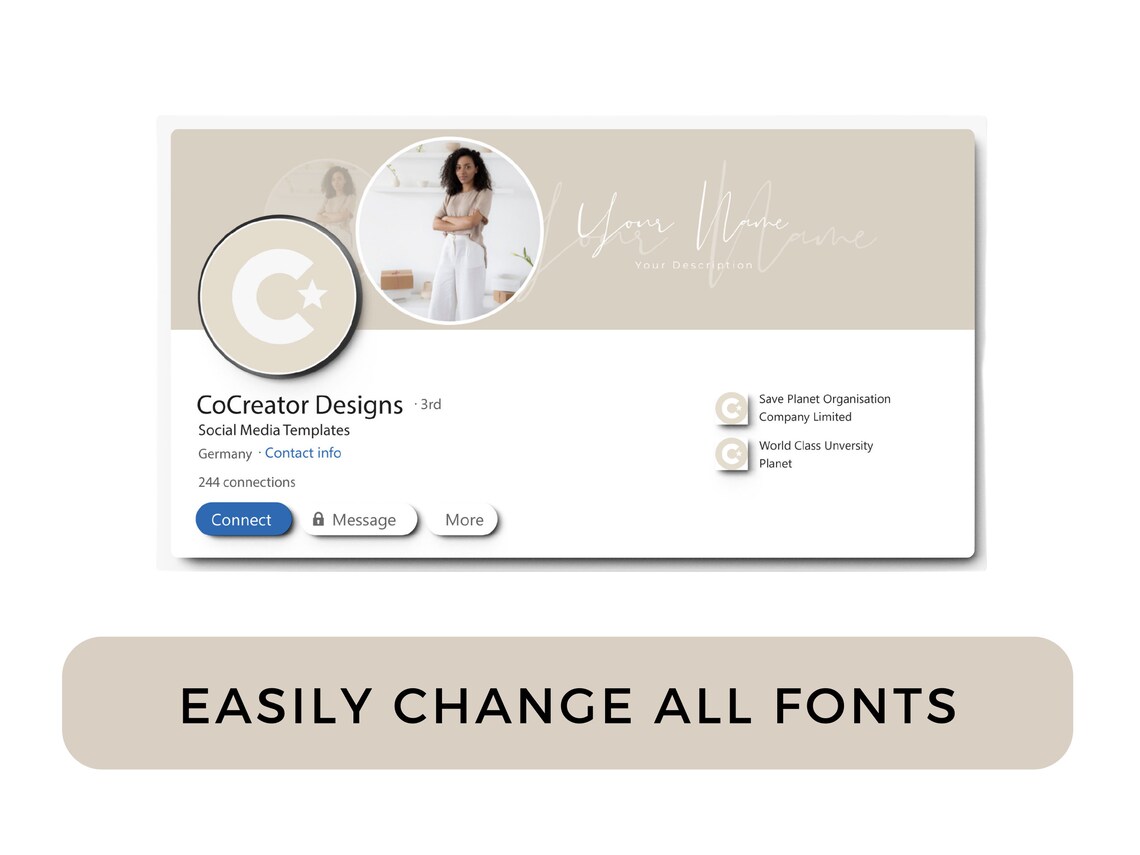 7 Linkedin Banner Templates, Editable Minimalist Linkedin Banner ...