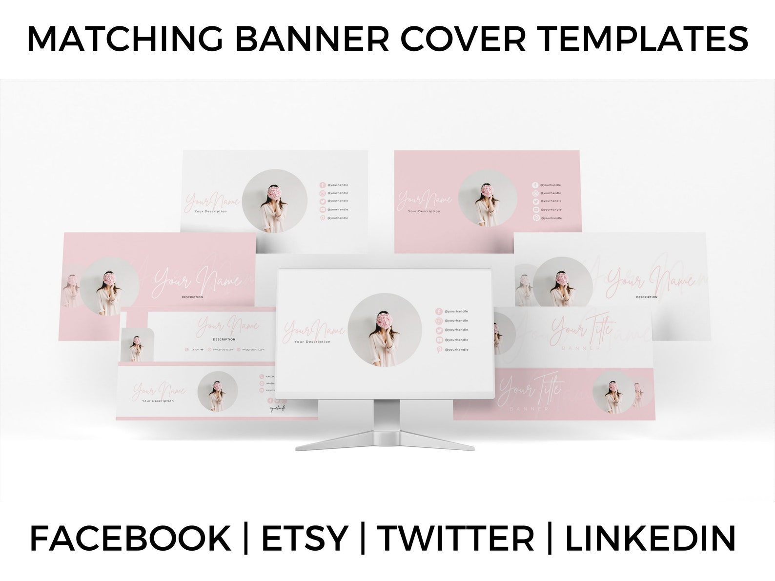 Branding Kit, Pinterest Template, Address Label, Letterhead Template ...