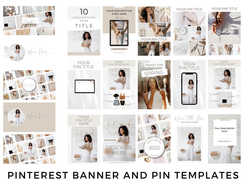 Branding Kit, Pinterest Template, Address Label, Letterhead Template ...