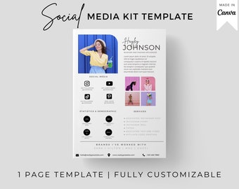 Branding Kit Pinterest Template Address Label Letterhead - Etsy