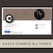 7 Linkedin Banner Templates, Editable Dark Brown Linkedin Banner ...