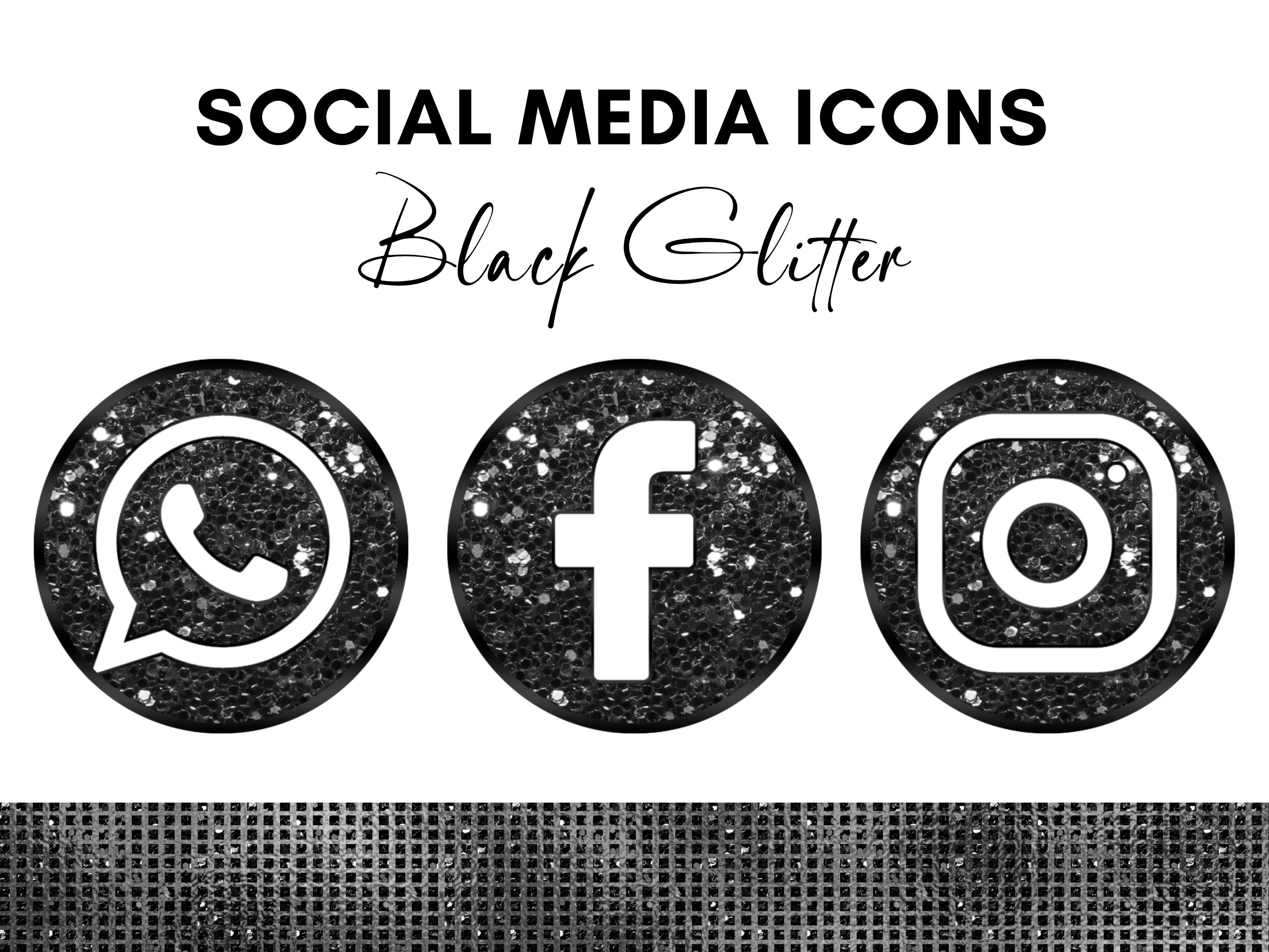 Facebook Icon For Glitter